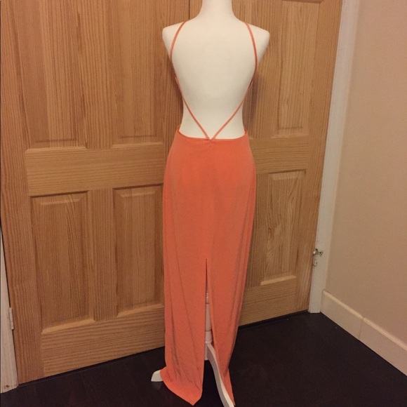 Cache | Dresses | Vintage Coral Cache Gown | Poshmark
